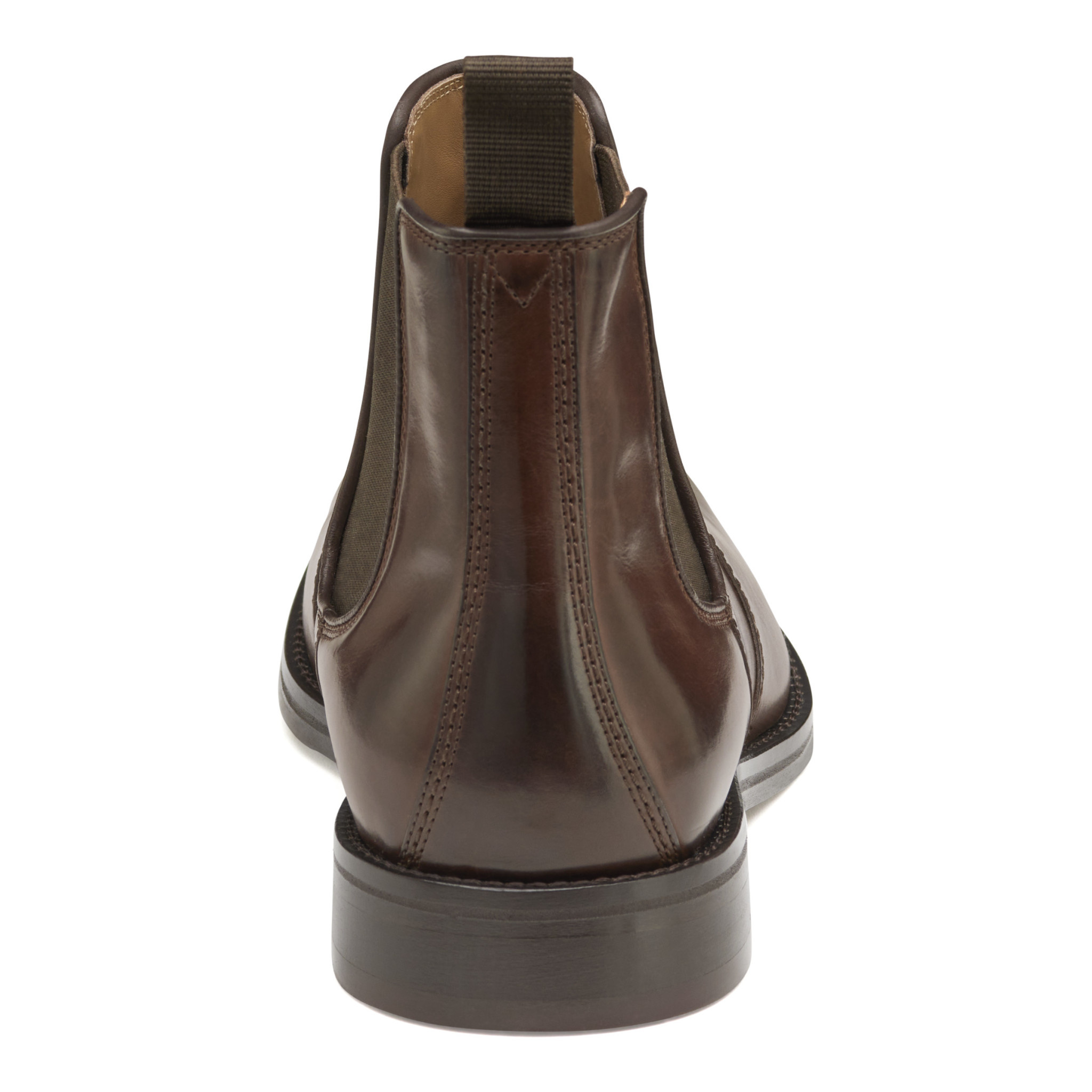 Meade Mahogany Italian Calfskin Boots - Benjamin's Menswear