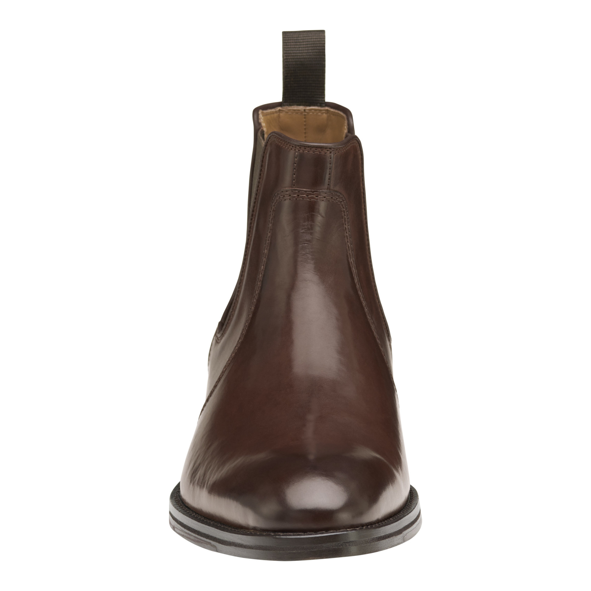 Meade Mahogany Italian Calfskin Boots - Benjamin's Menswear