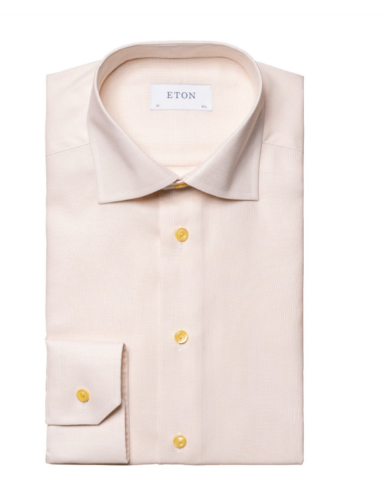 Modern Fit Yellow Dress Shirt - Benjamin's Menswear
