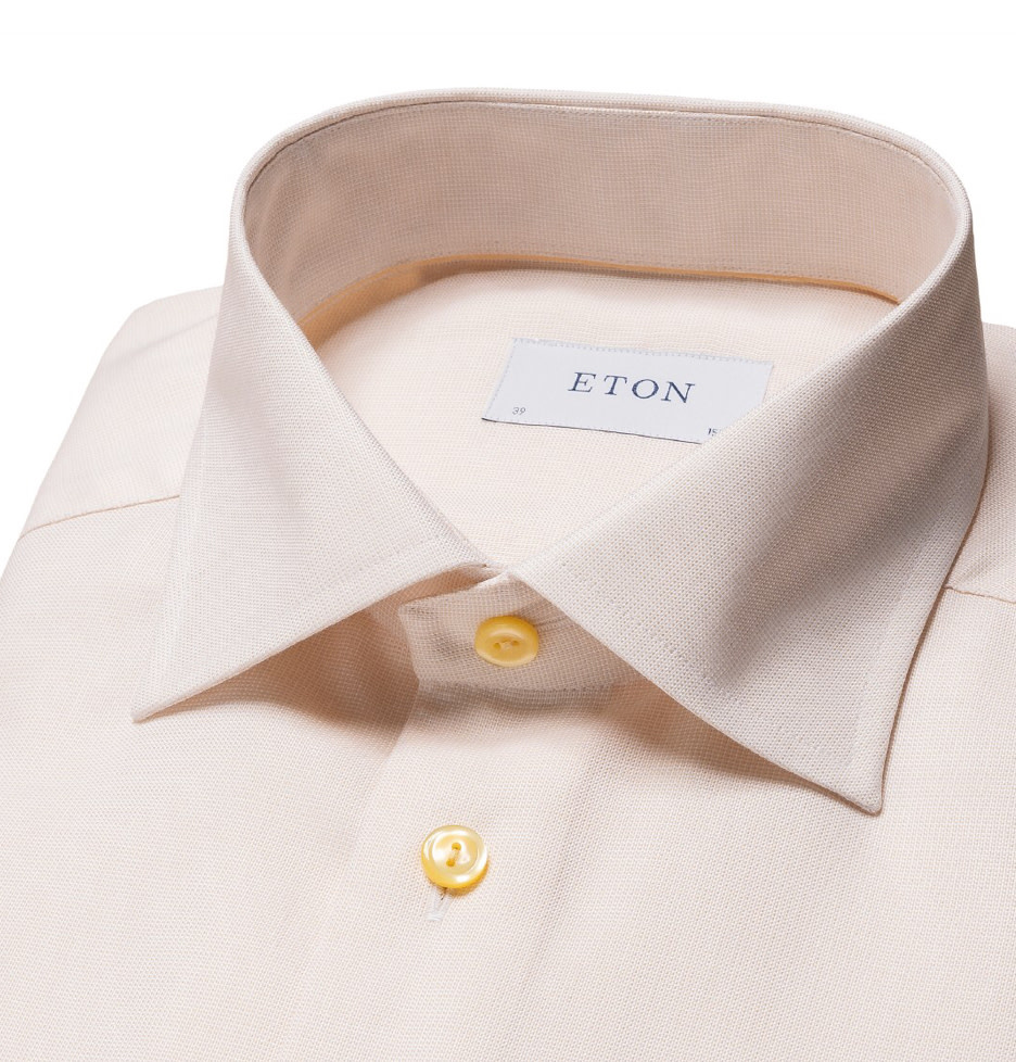 Modern Fit Yellow Dress Shirt - Benjamin's Menswear