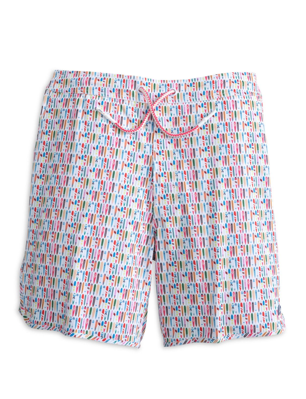 White Swell Swim Trunks - Benjamin's Menswear