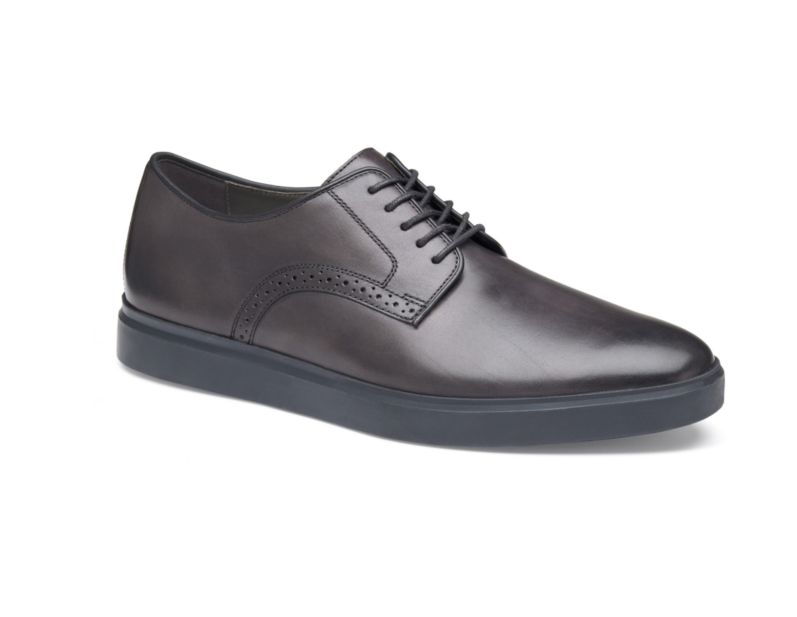Black Hand-Stained Brody Shoes - Benjamin's Menswear