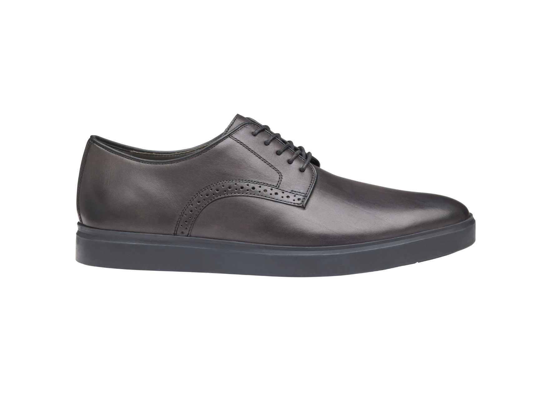 Black Hand-Stained Brody Shoes - Benjamin's Menswear
