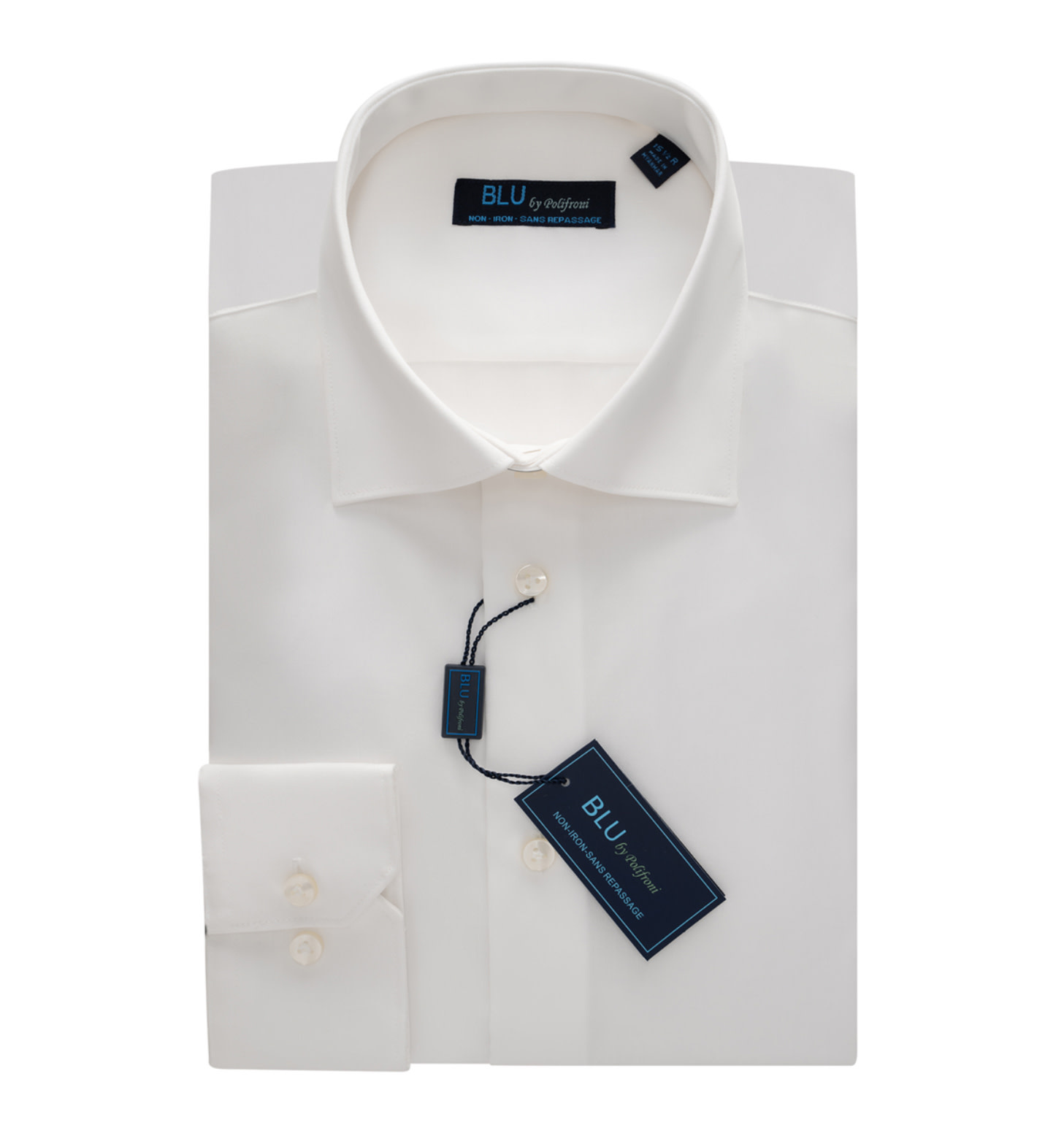 Modern Fit White Dress Shirt - Benjamin's Menswear