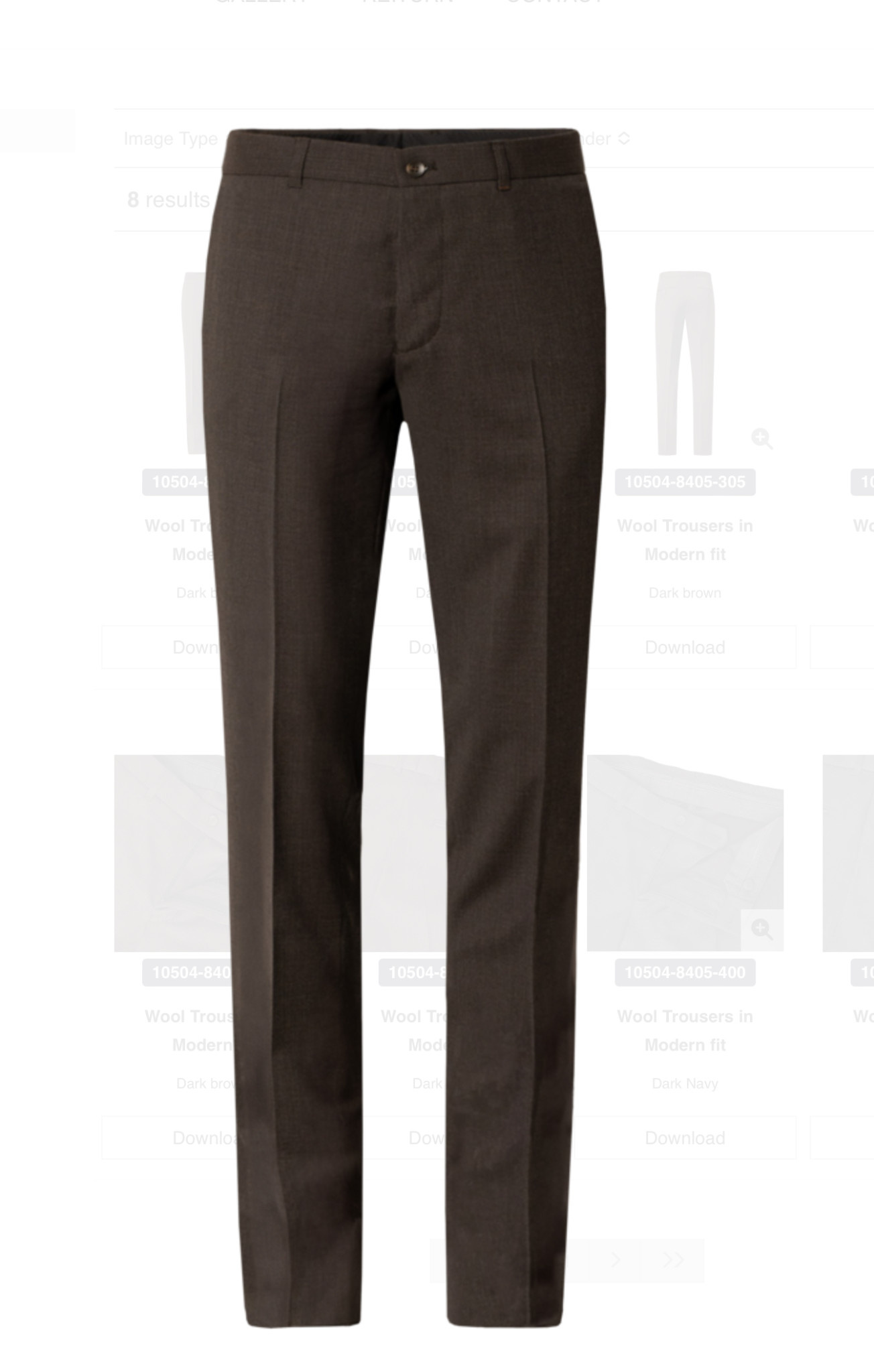 Modern Fit Brown Pants - Benjamin's Menswear