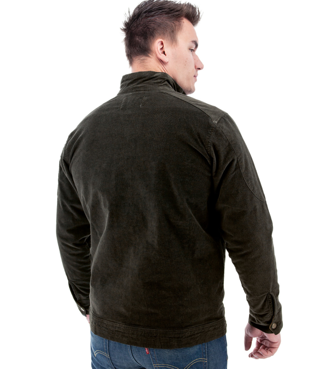 Smoke Corduroy Milo Jacket - Benjamin's Menswear