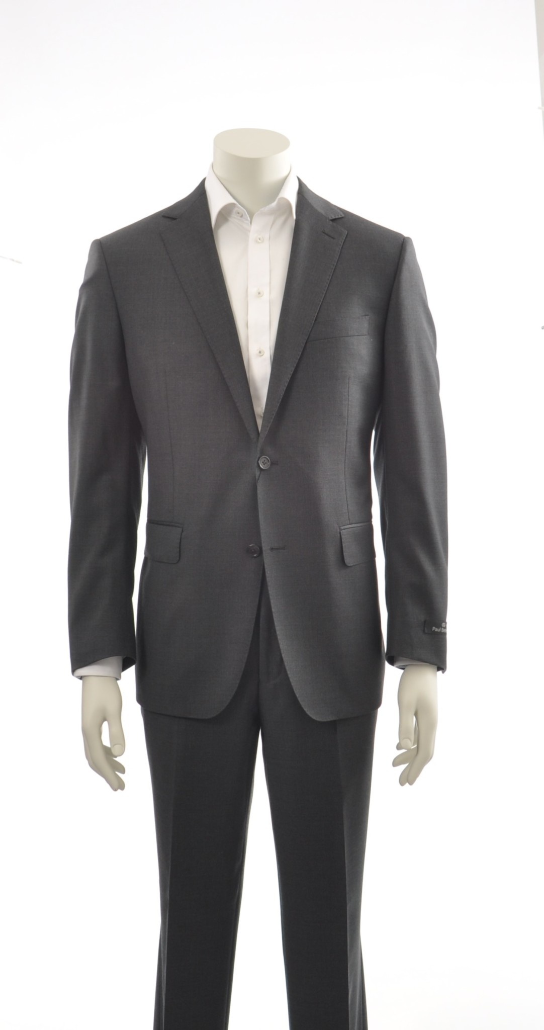 Classic Fit Charcoal Super 100's Suit - Benjamin's Menswear