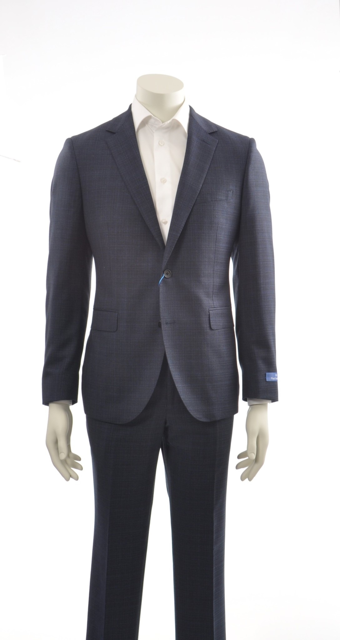 Modern Fit Navy Brown Suit - Benjamin's Menswear