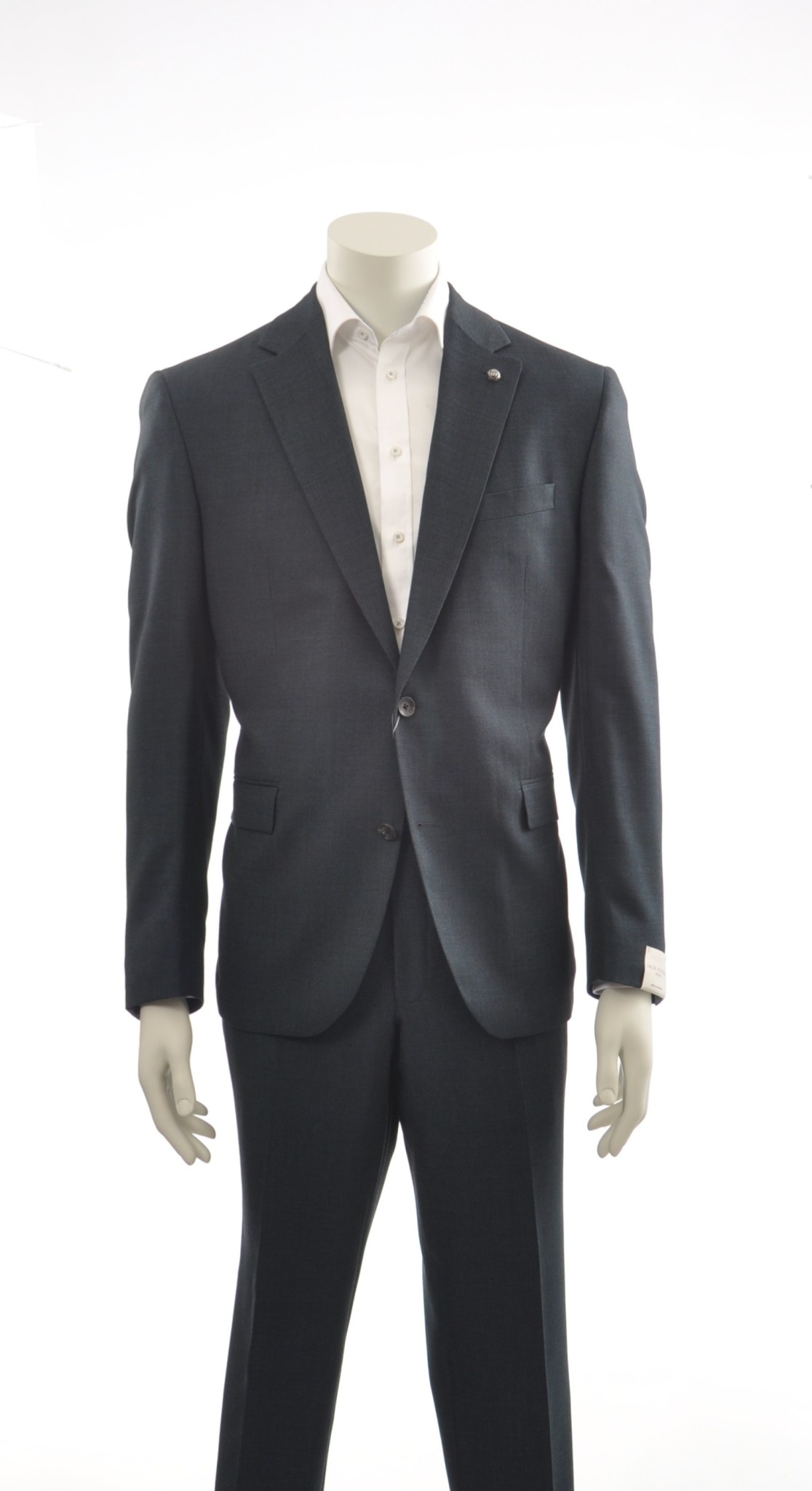 JACK VICTOR Modern Fit Dark Teal Suit - Benjamin's Menswear