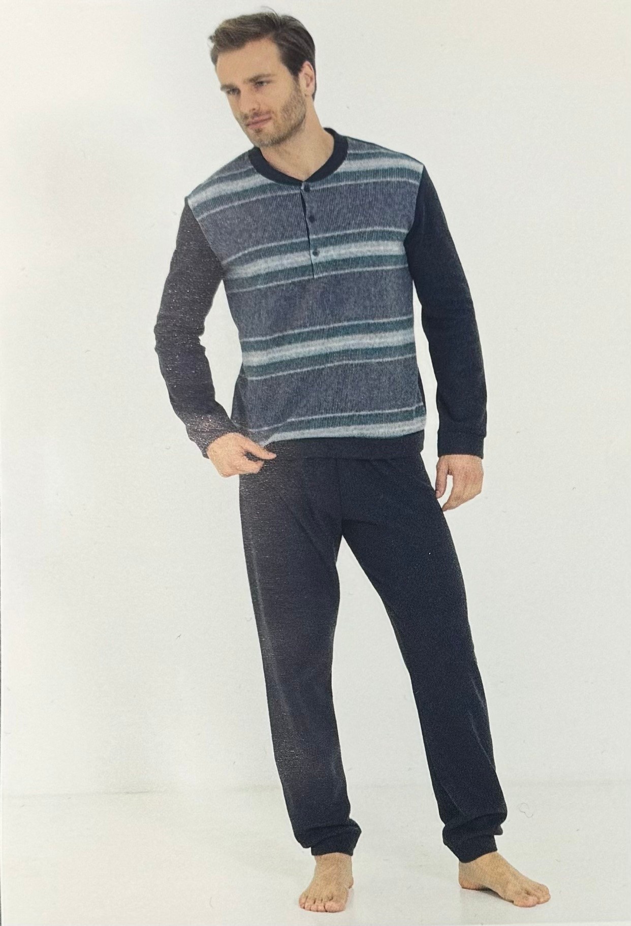 Grey Lounge Set - Benjamin's Menswear