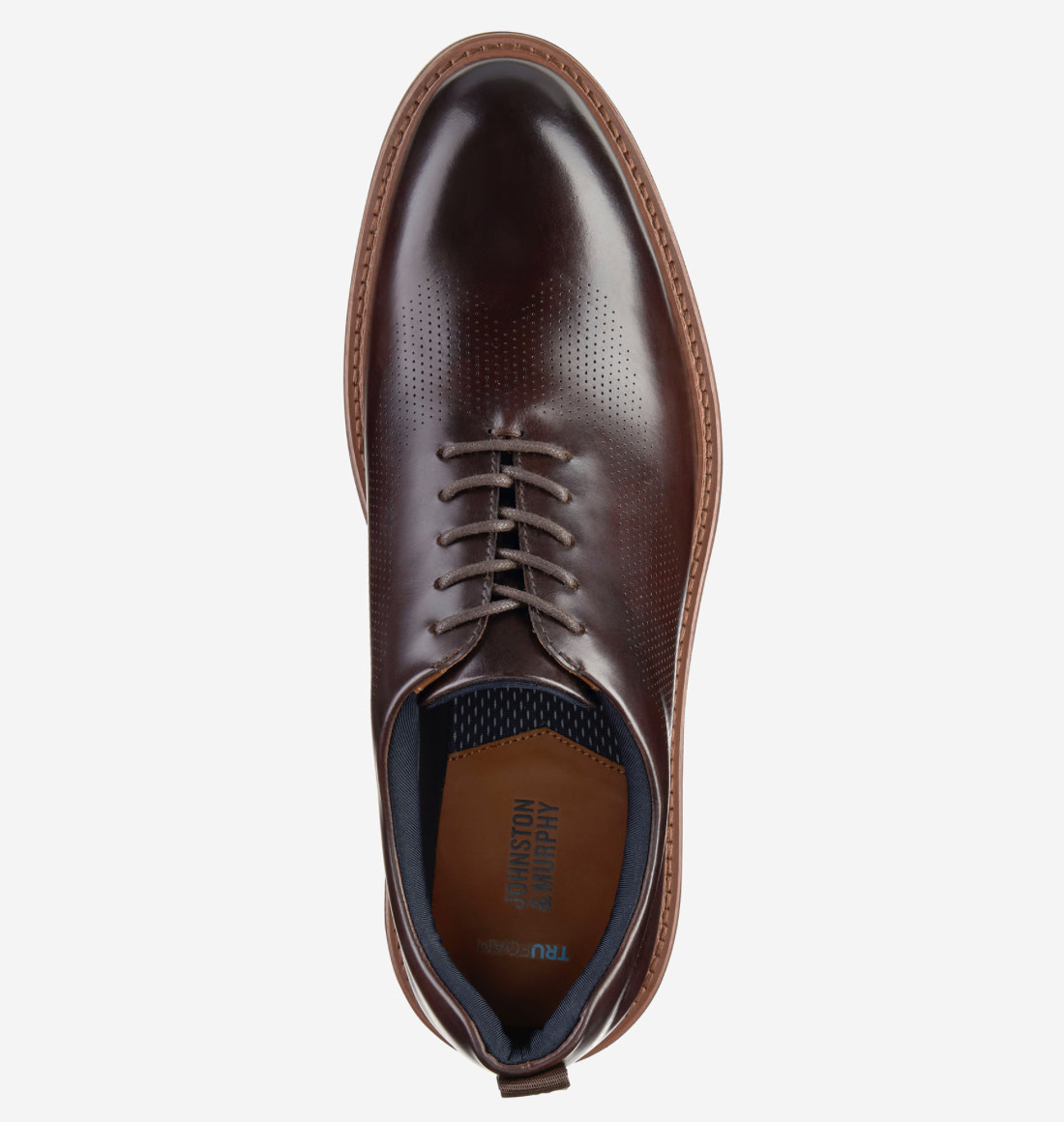 Mahogany One Piece Upton Shoes - Benjamin's Menswear