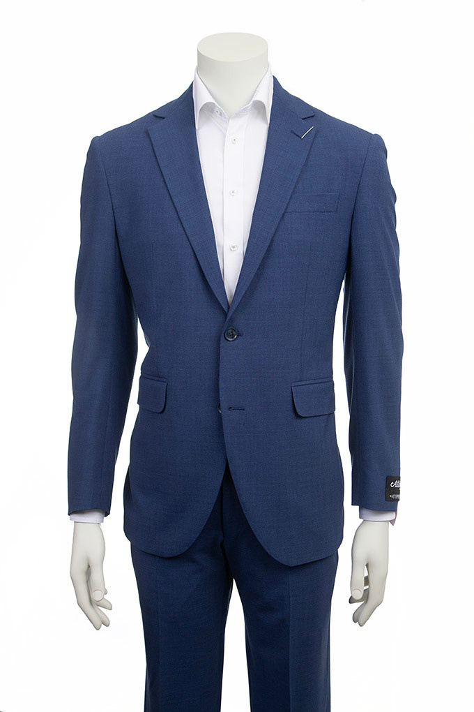COPPLEY Modern Fit Mid Blue Attivo Suit - Benjamin's Menswear