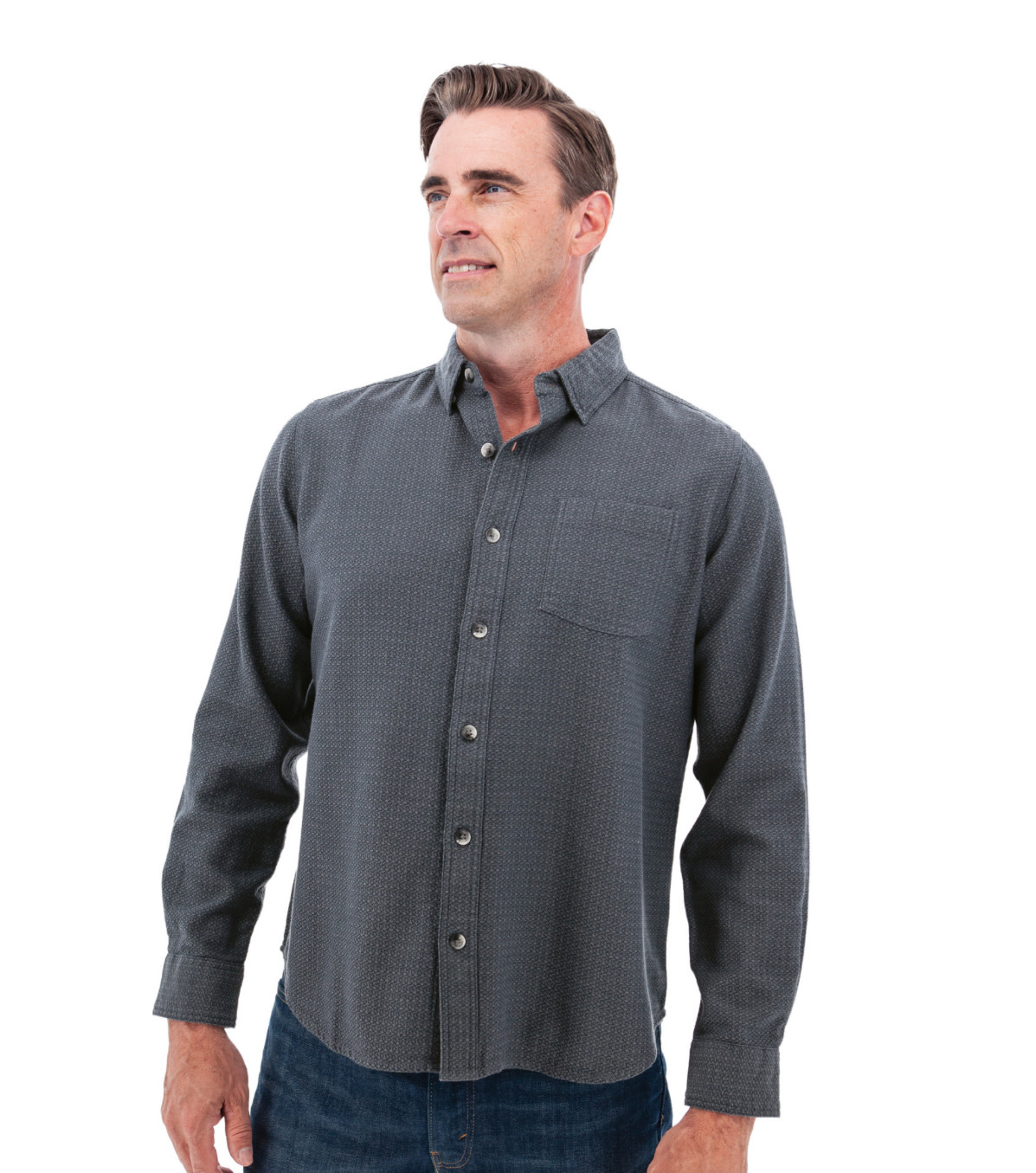 Classic Fit Asphalt Chase Shirt - Benjamin's Menswear