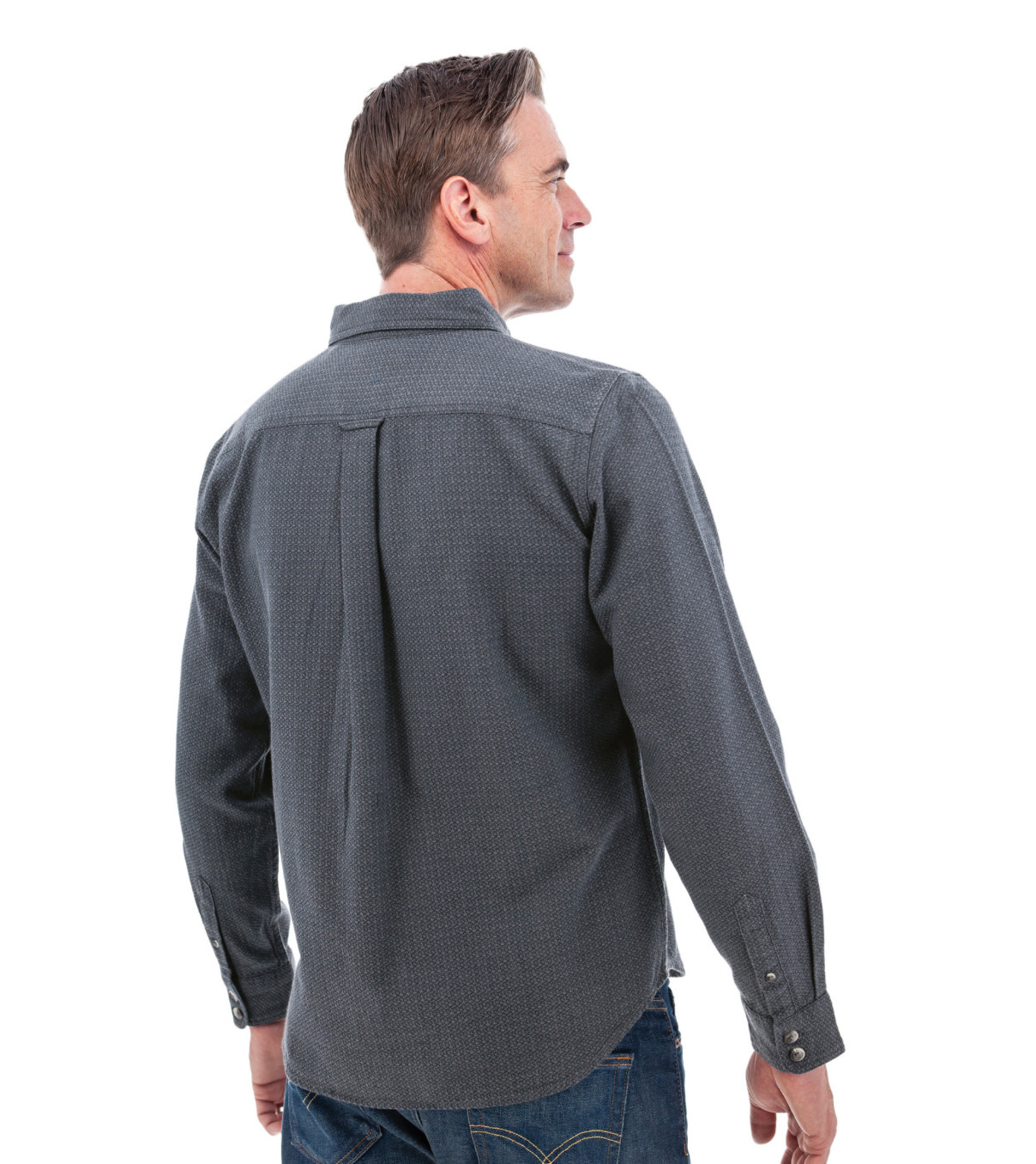 Classic Fit Asphalt Chase Shirt - Benjamin's Menswear
