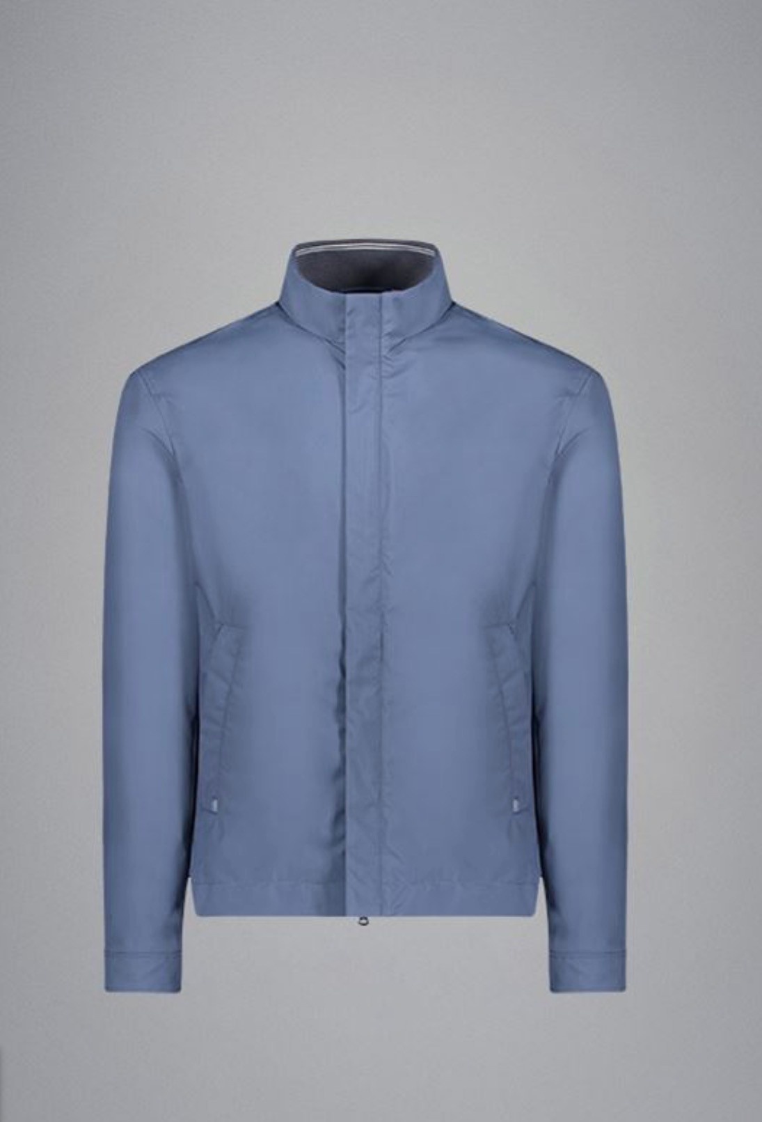 Blue Grey Typhoon Pertex Coat - Benjamin's Menswear