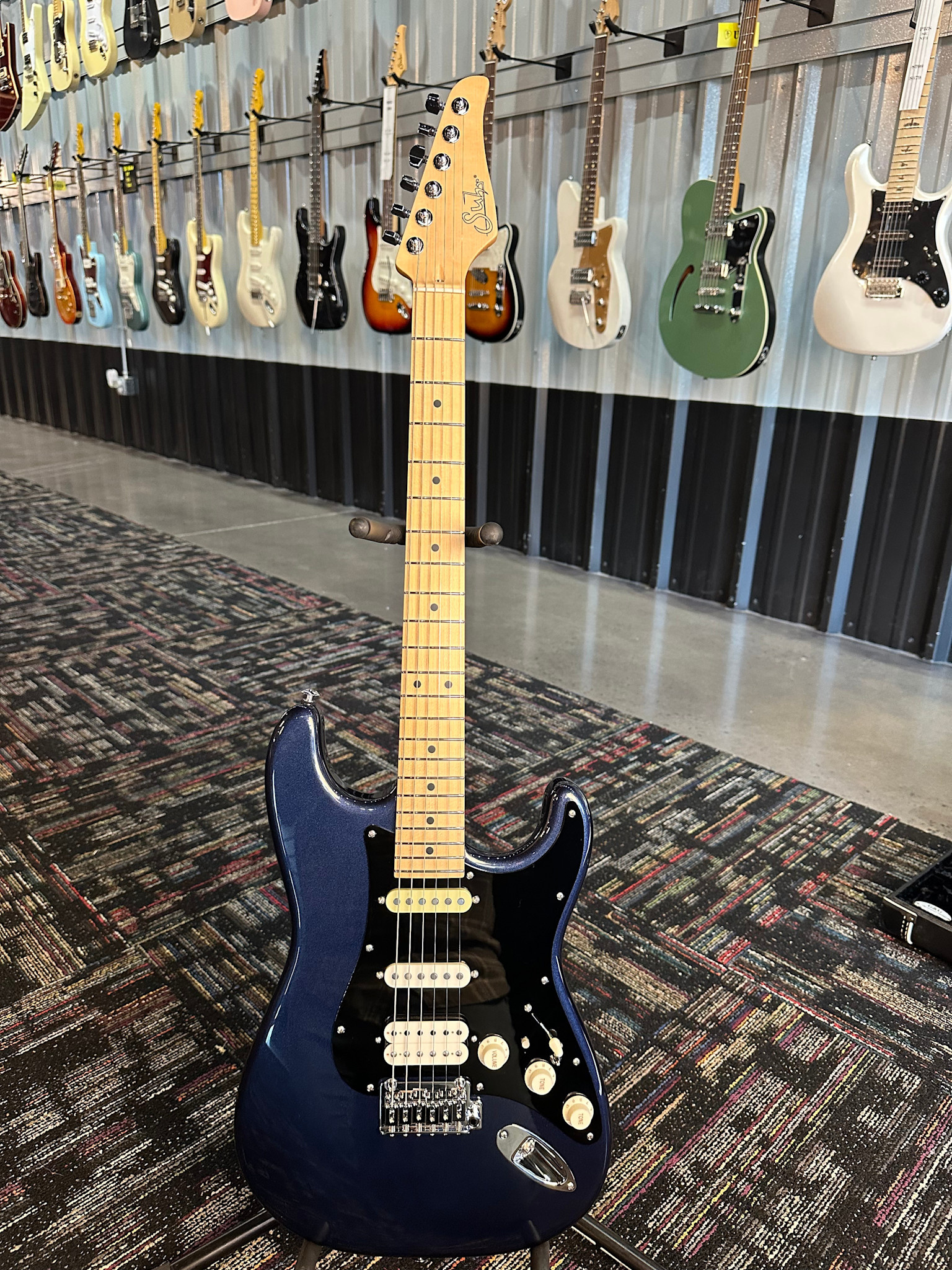 Used Suhr Classic S Custom Mercedes Blue Metallic - Tone Tailors Guitar ...