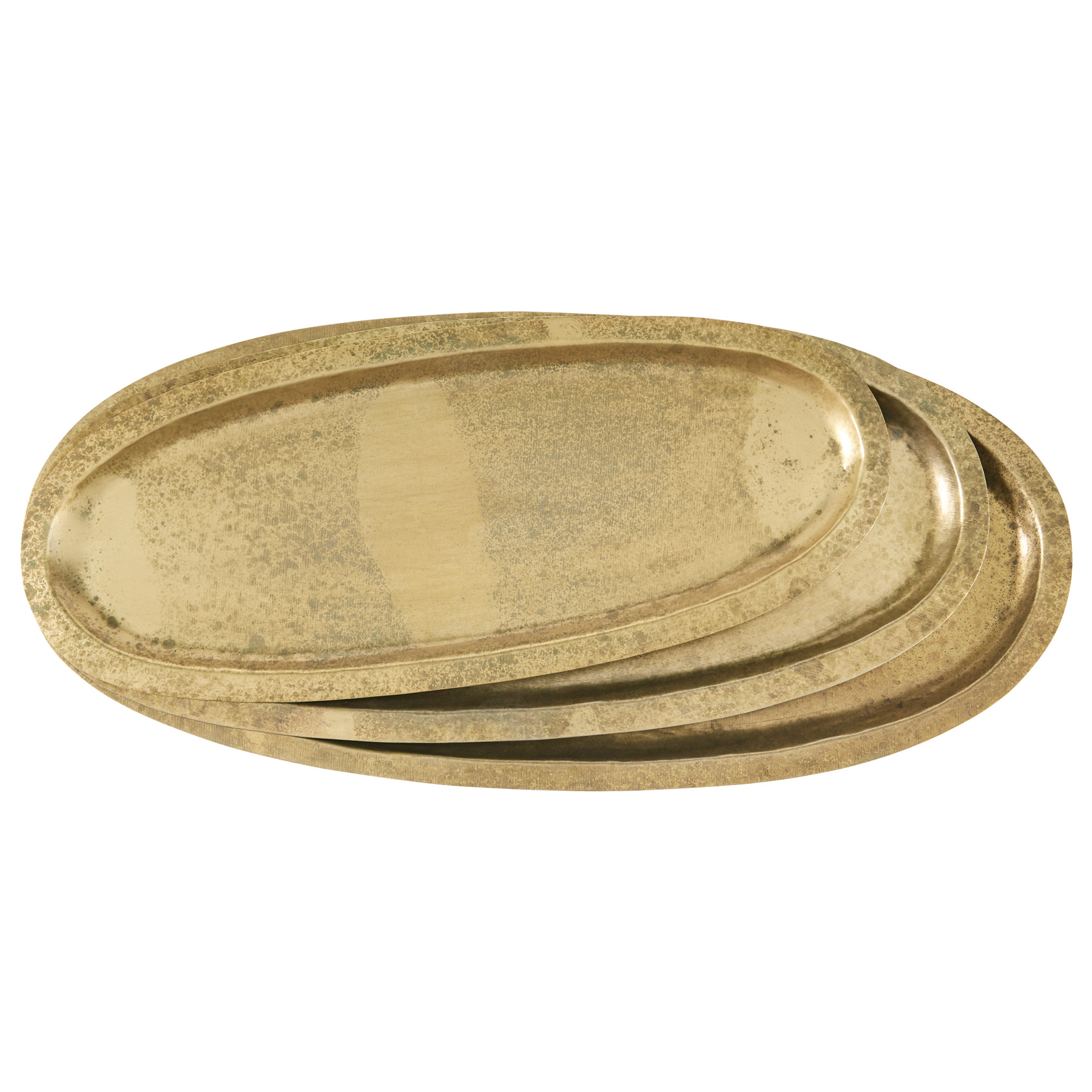 Golden Oval Tray - Southbank Gift Company