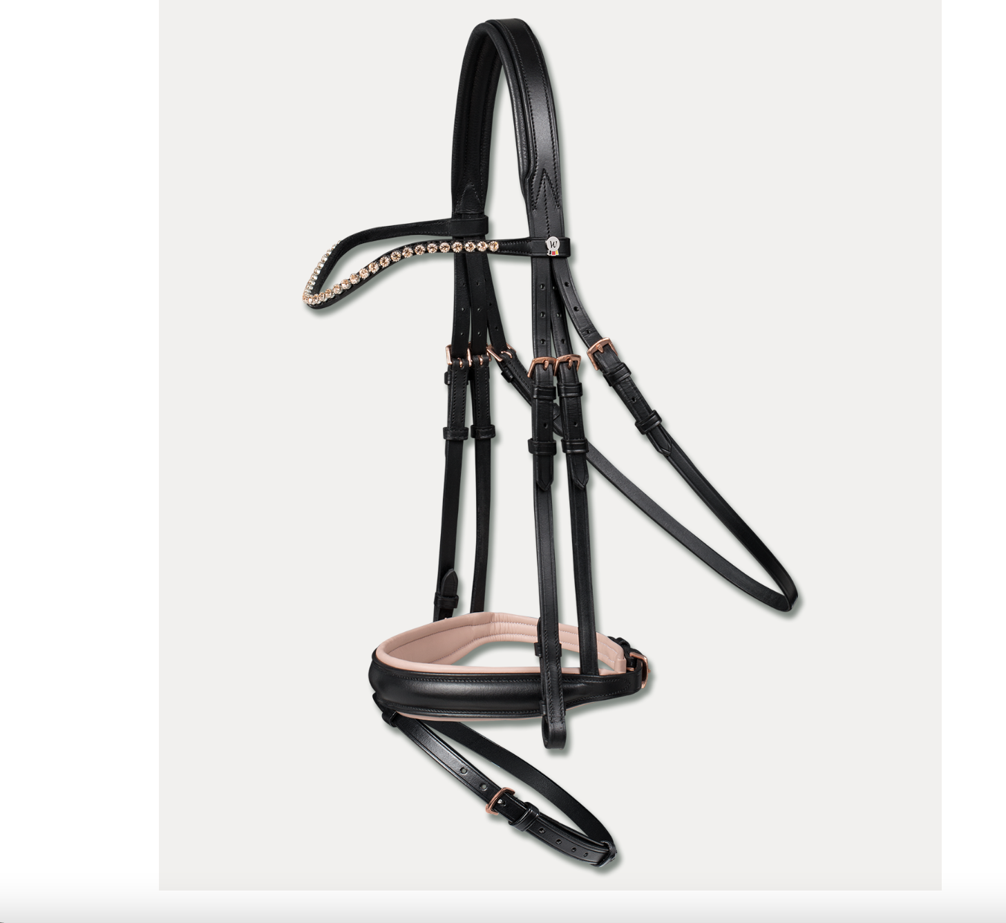 Calabasas Saddlery - Waldhausen X-Line Rosé Bridle with Flash ...
