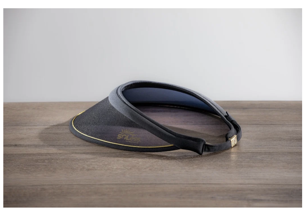 Calabasas Saddlery - Soless Helmet Visor with Gold Piping - Calabasas ...
