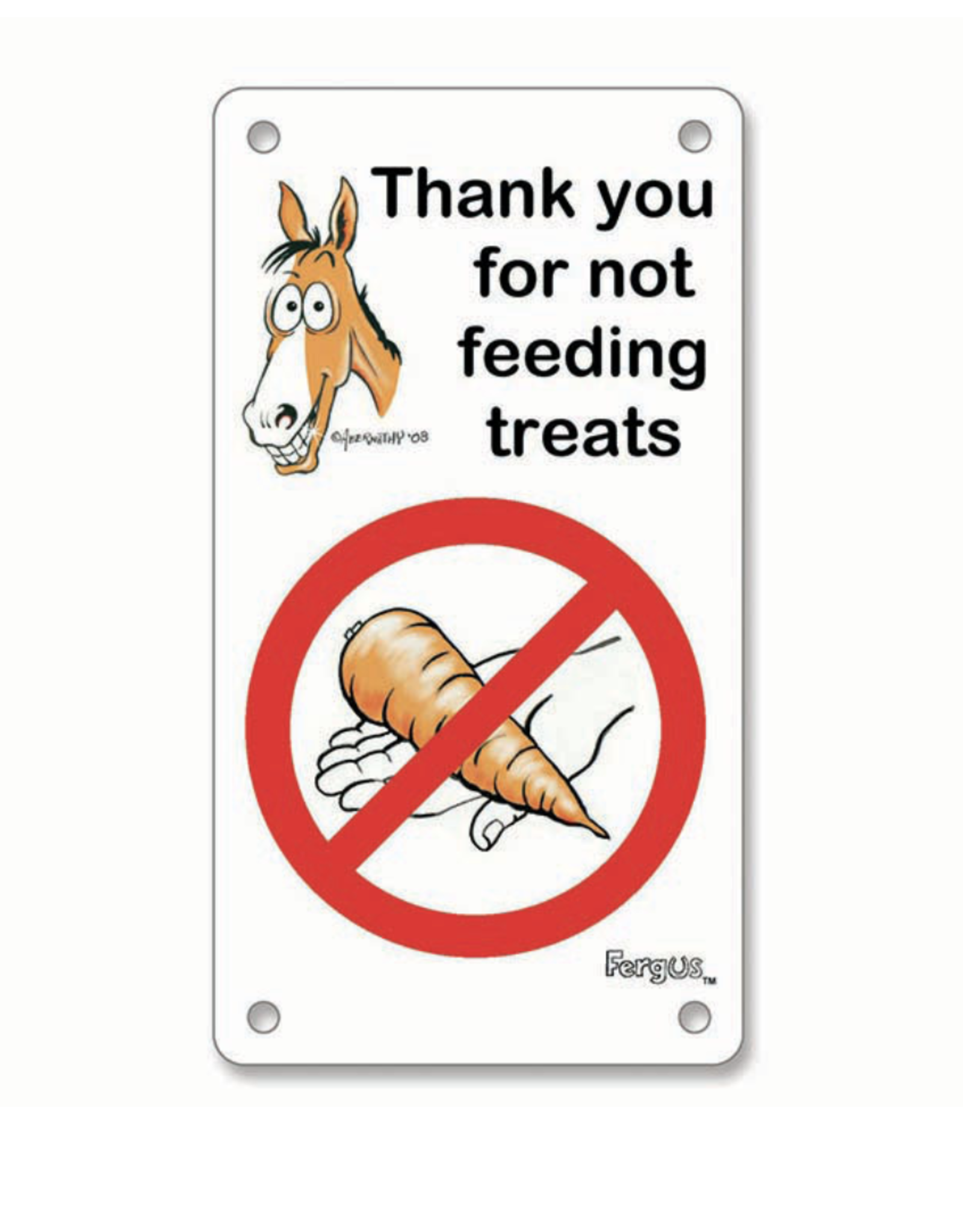 Do Not Feed Sign