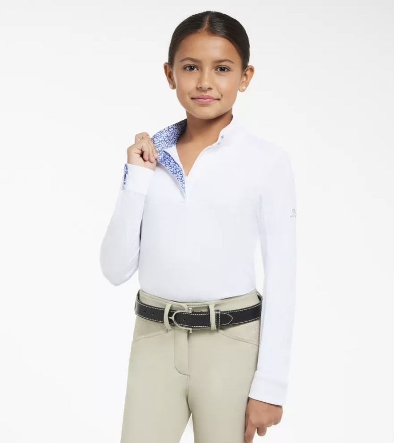 Calabasas Saddlery - R.J. Classics Kids' Tori Long Sleeve Show Shirt ...