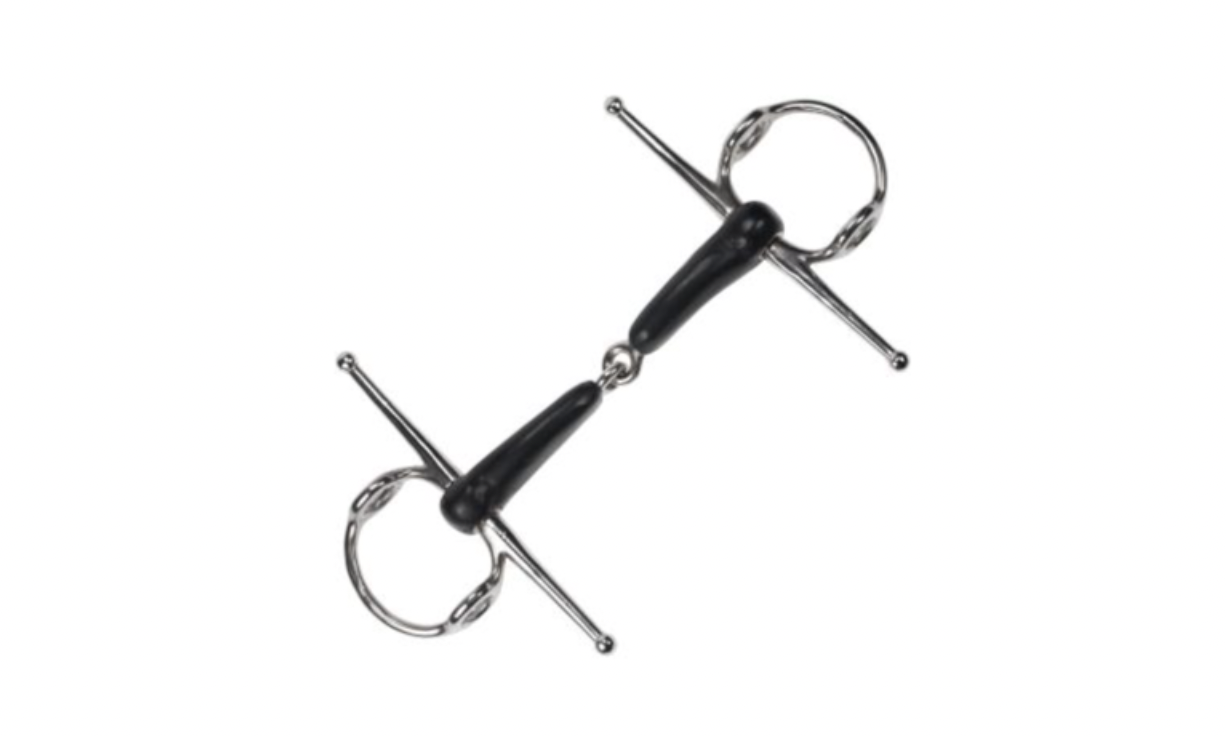 Calabasas Saddlery - Abbey England Full Cheek Vulcanite Gag Bit ...