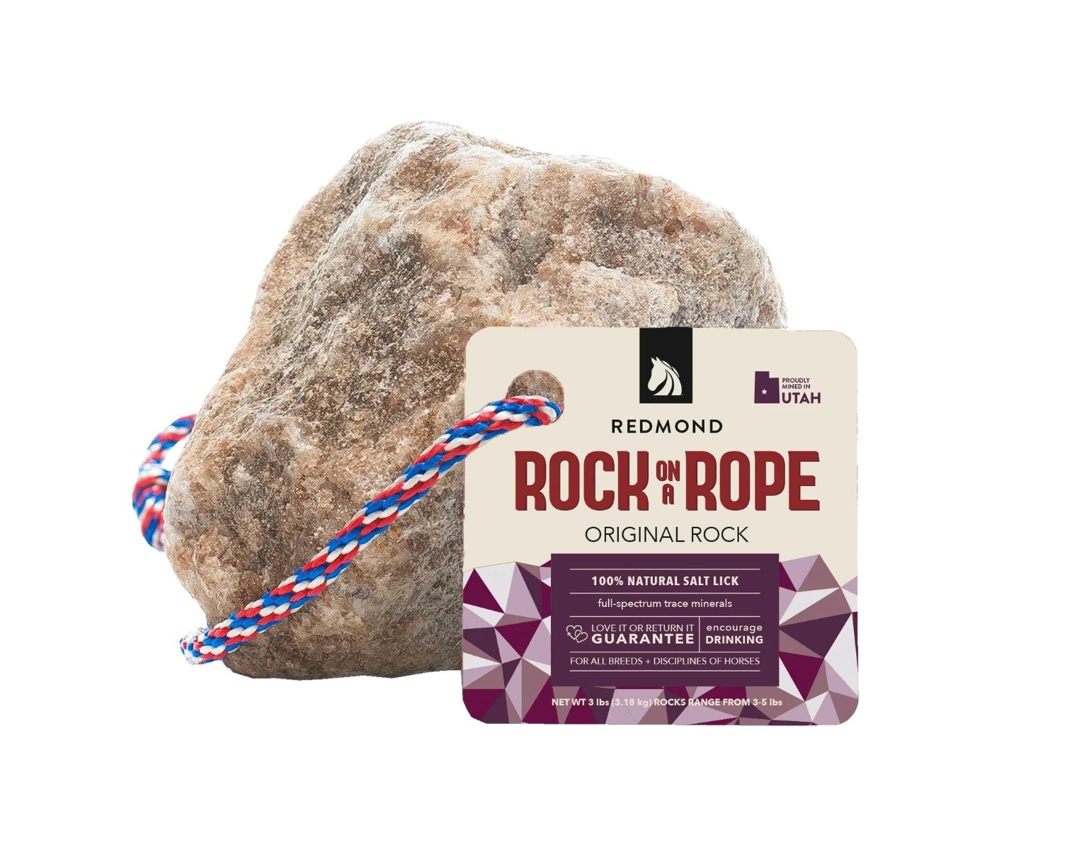 Calabasas Saddlery - Redmon Rock On a Rope - 3-6lb - Calabasas Saddlery