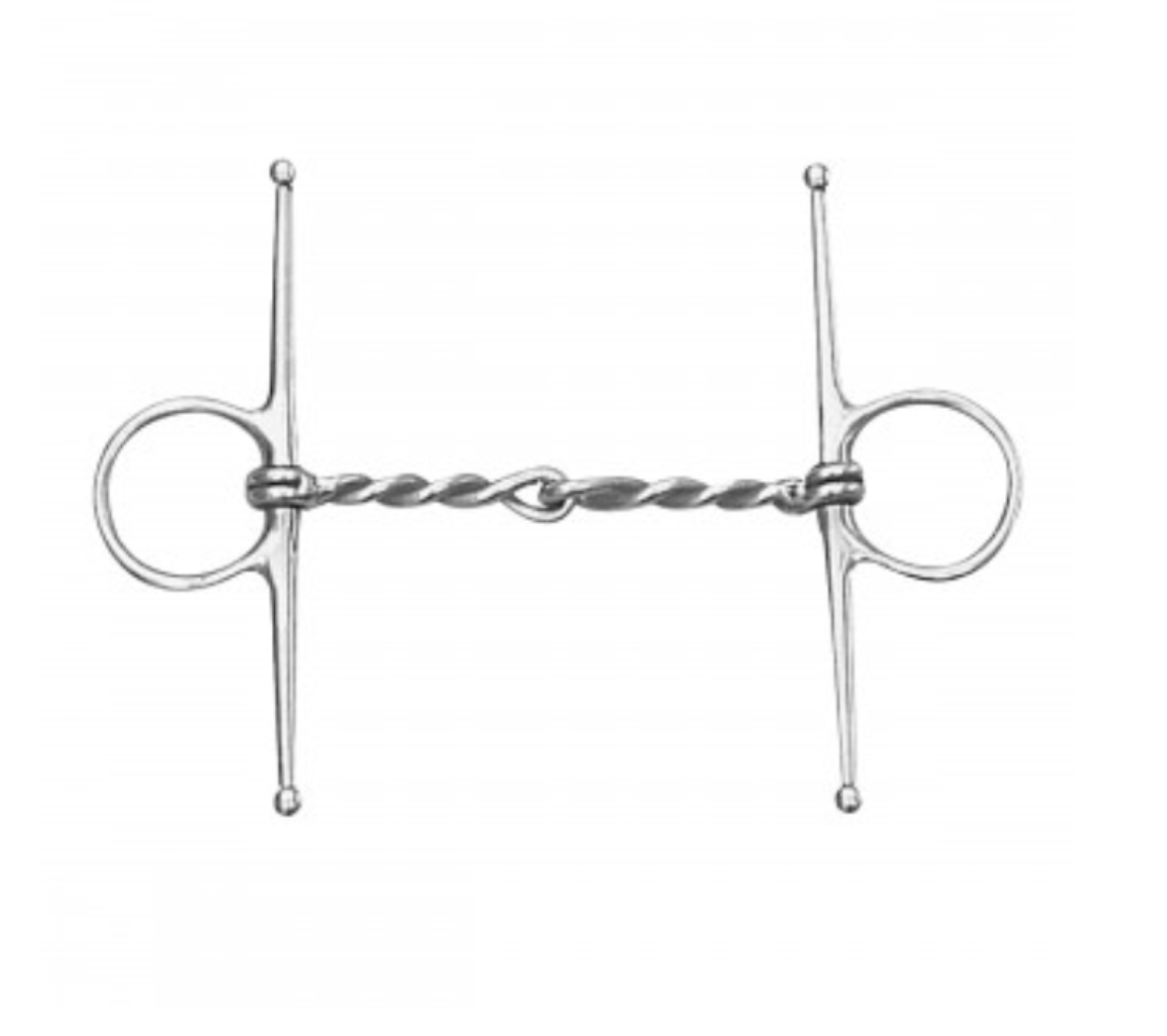 Calabasas Saddlery - Centaur Twisted Wire Full Cheek Bit - Calabasas ...