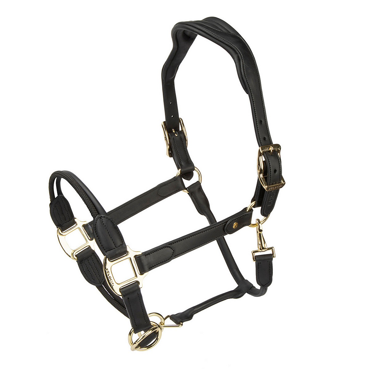 Calabasas Saddlery - Velociti Lusso Soria Halter - Calabasas Saddlery