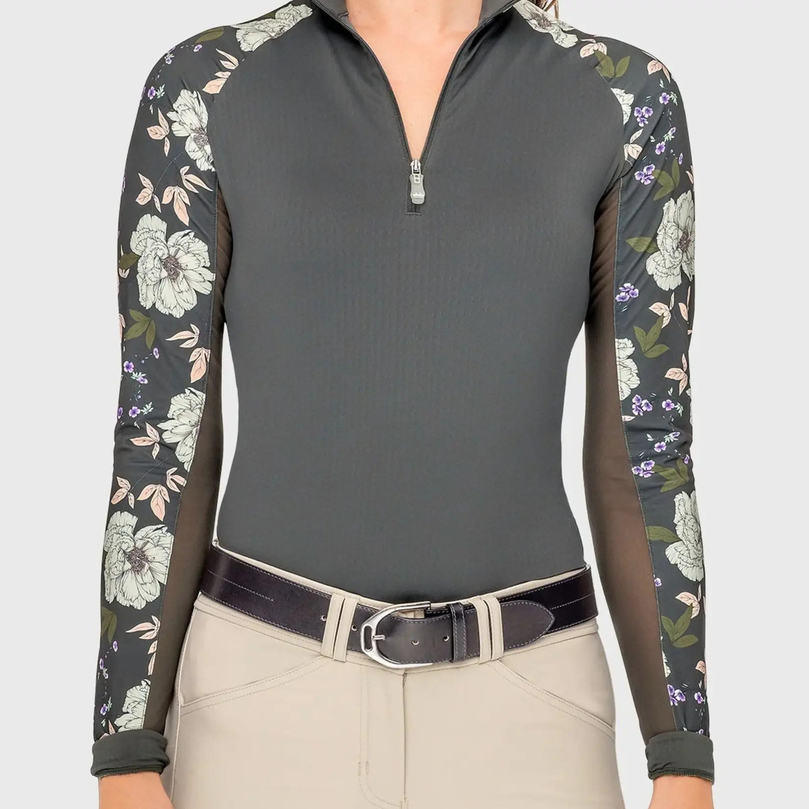 Calabasas Saddlery - Kastel Ladies' Garden Rose Raglan Long Sleeve ...