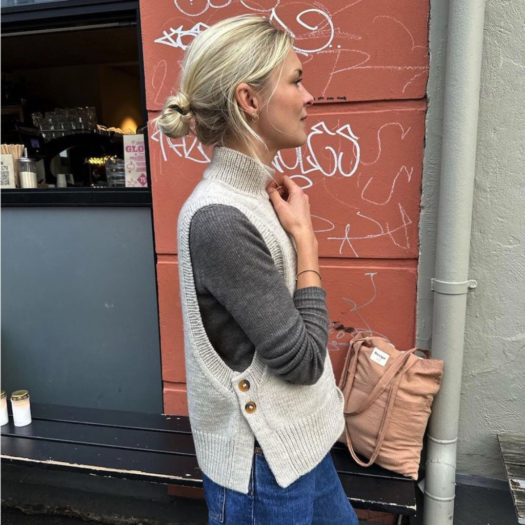 Lulu Slipover - Grumpy Goat Fine Yarn