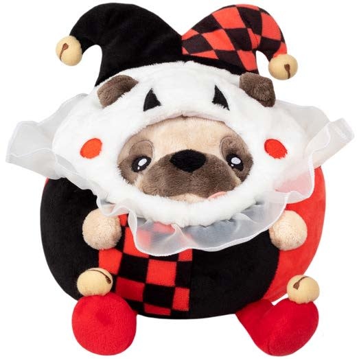 SQUISHABLE 7" UNDERCOVER PUG IN JESTER - Games of Berkeley