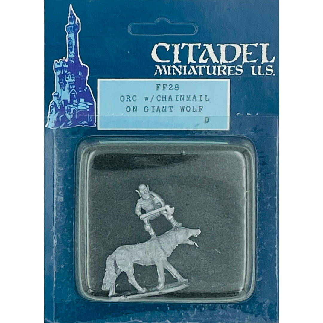 ORC IN CHAINMAIL ON GIANT WOLF - Games of Berkeley