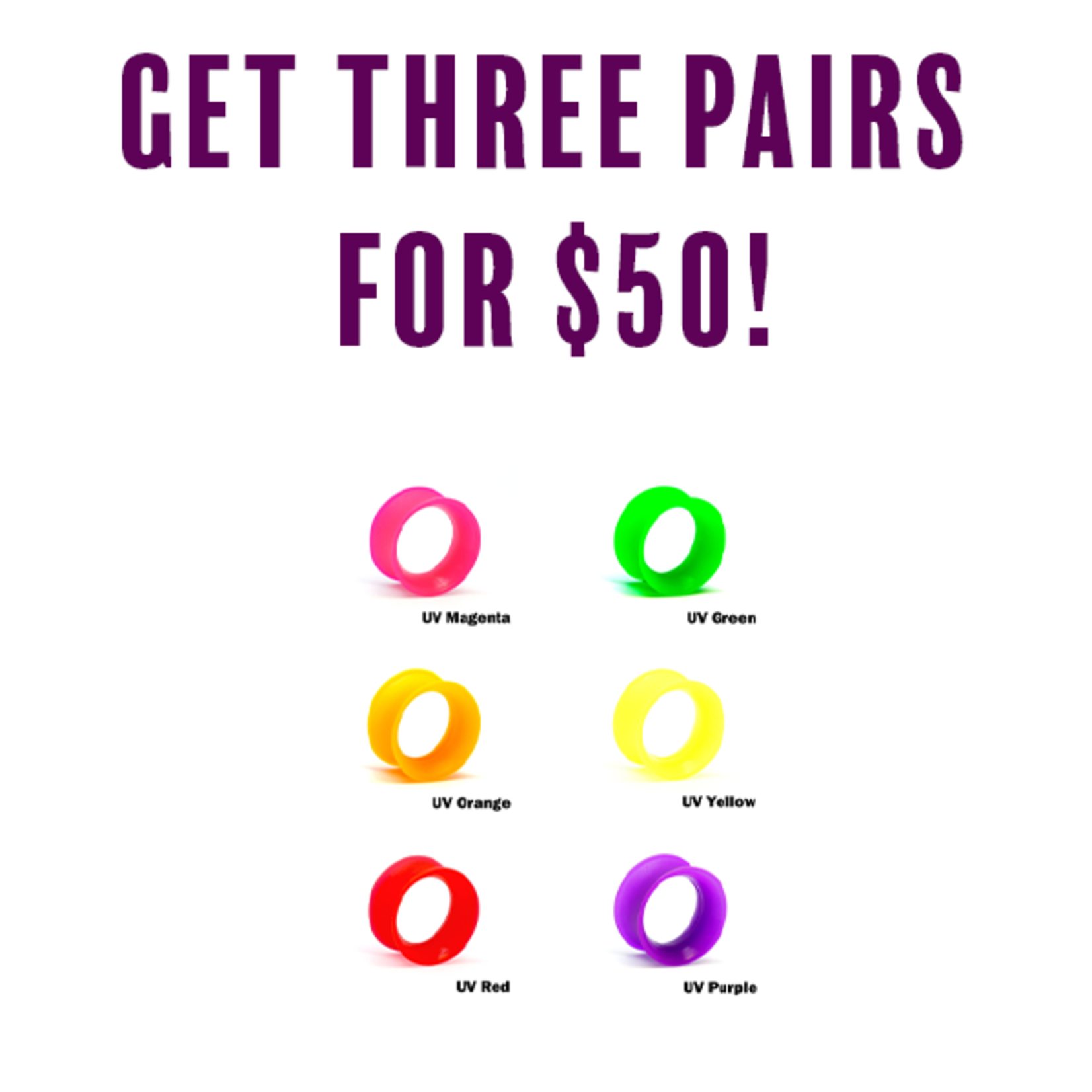 Kaos Softwear Silicone Earskins - UV Reactive - 23rd Street Body ...