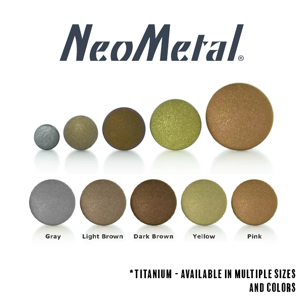 Neometal titanium press fit textured disk - 23rd Street Body Piercing ...