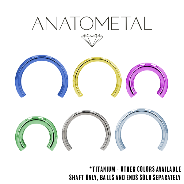 Anatometal 8g Titanium Circular Barbell Shaft - 23rd Street Body ...