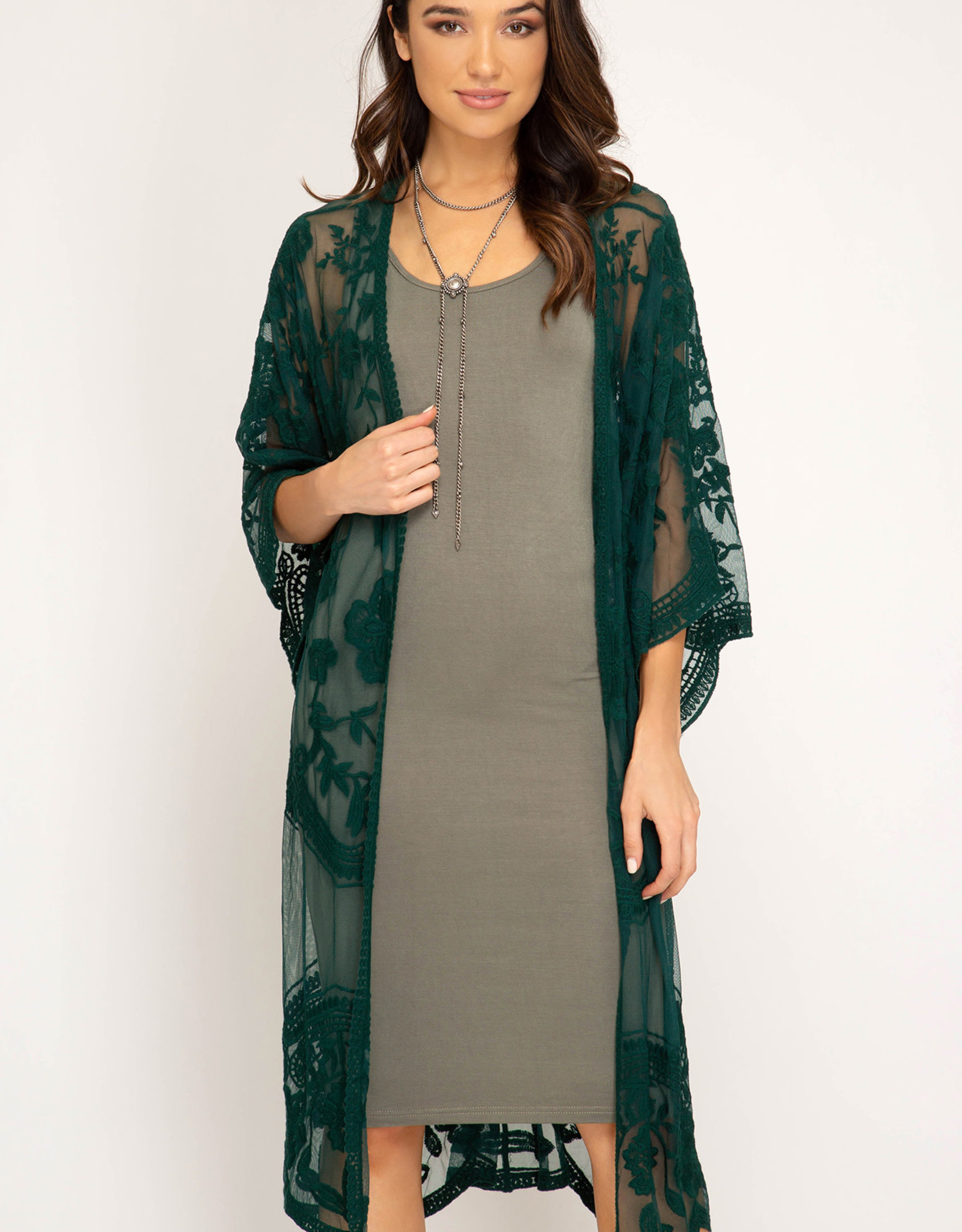 Lace Midi Duster - Oleanders
