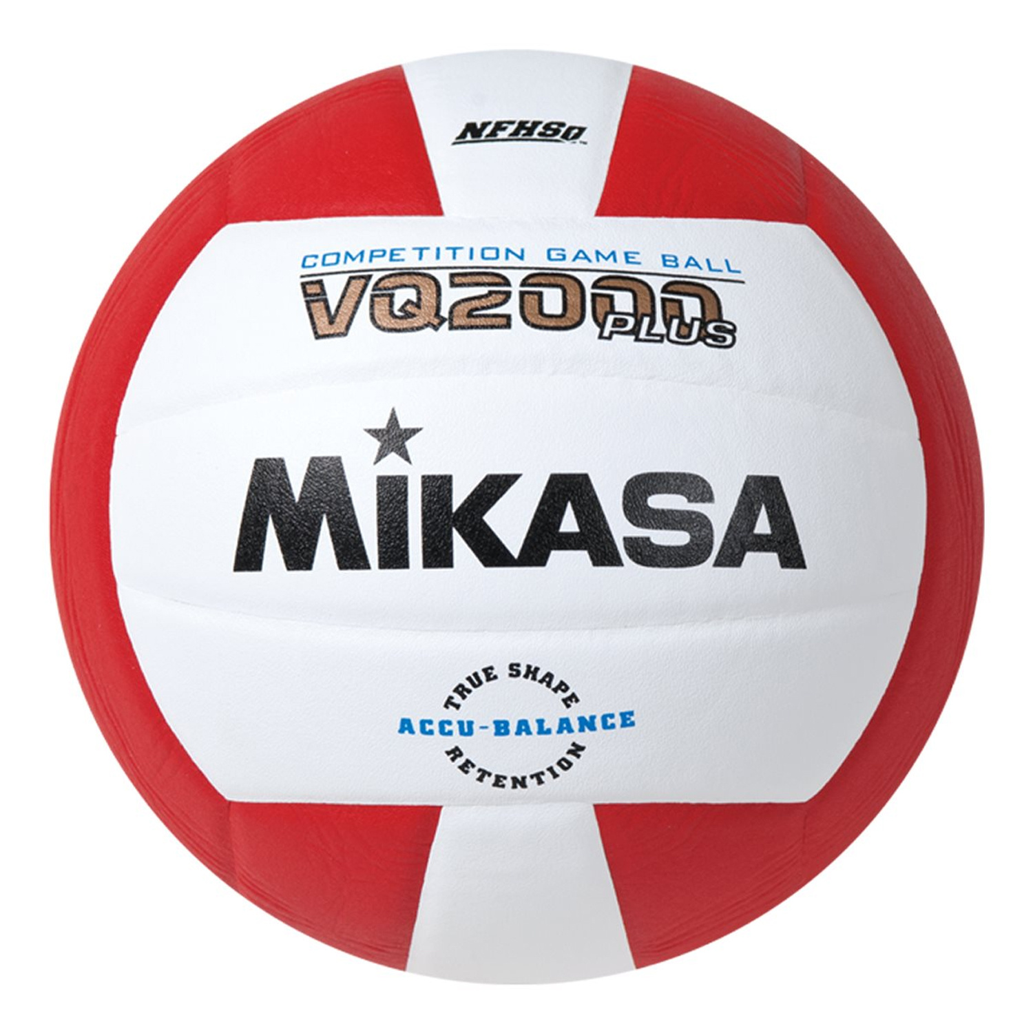 Mikasa VQ2000-SCA Red/White Competition Indoor Volleyball - Volleyball Town