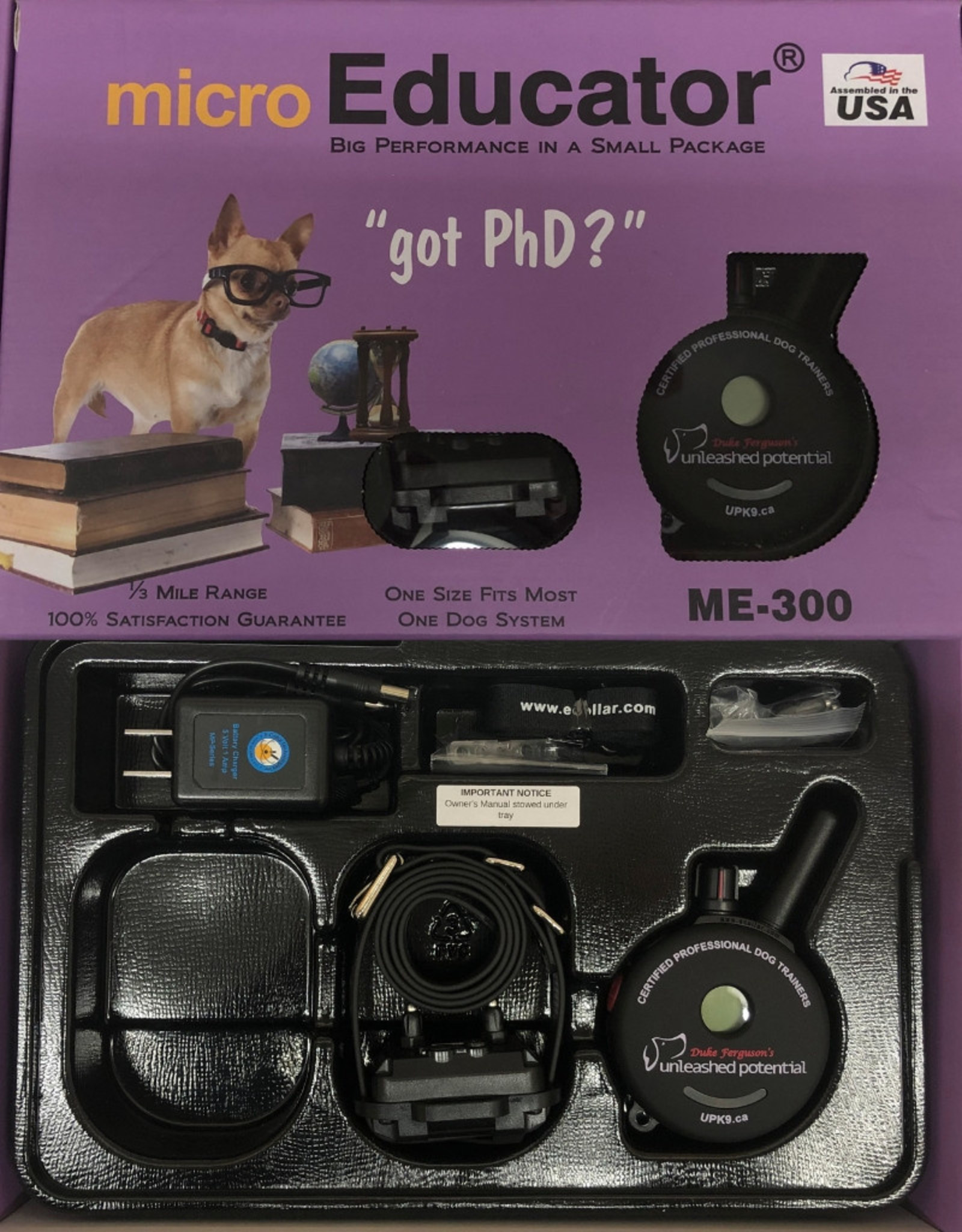 E collar ME-300 Micro Educator - Unleashed Potential K9
