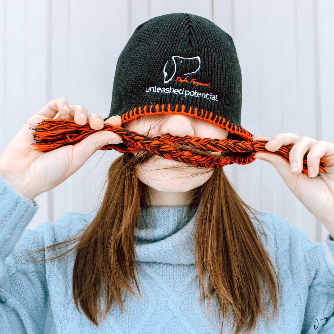 Unleashed Potential Toque with Red Tassles - Unleashed Potential K9