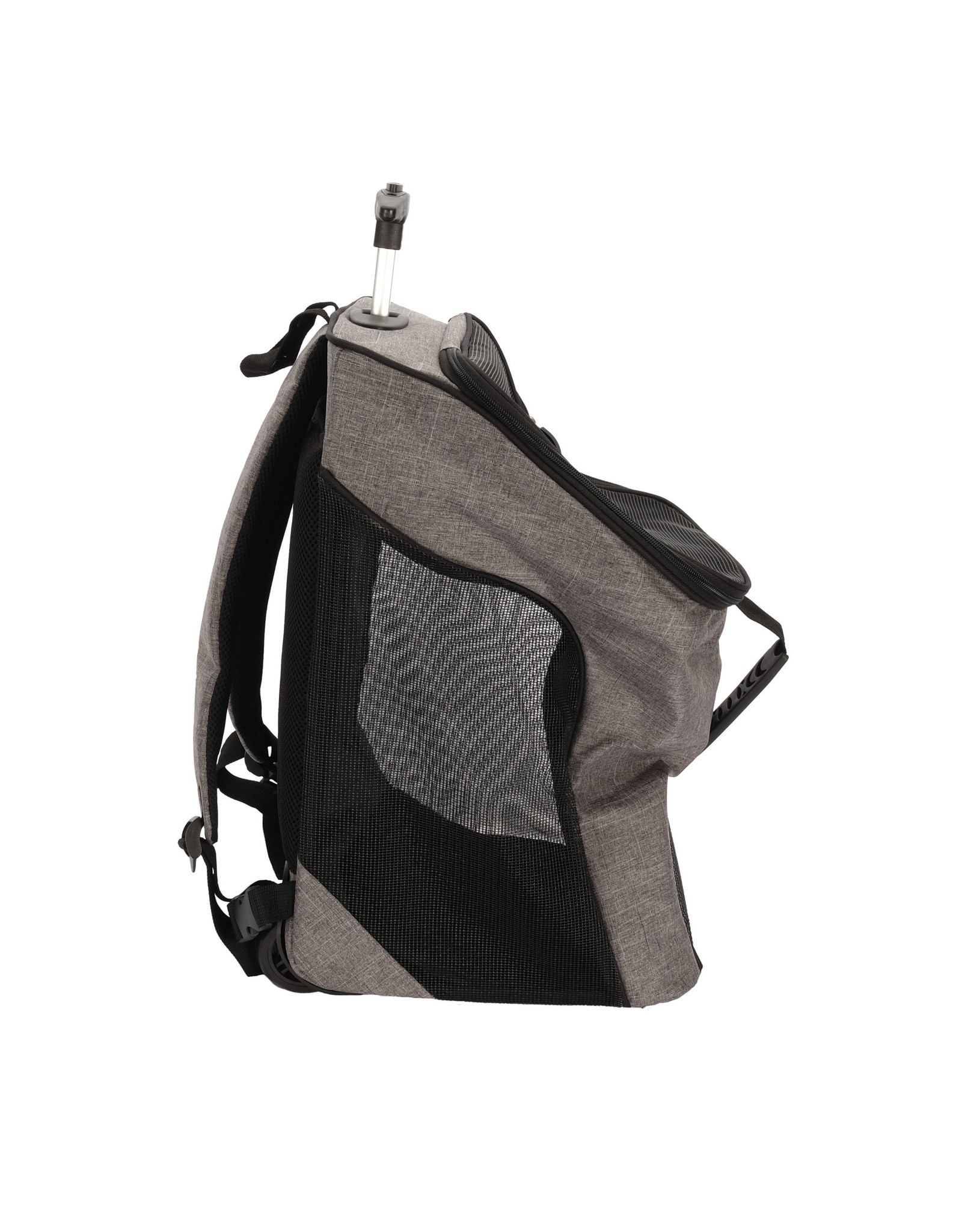 Soft Carrier 2-in-1 Wheeled Carrier/Backpack Gray - Western Pet Supply