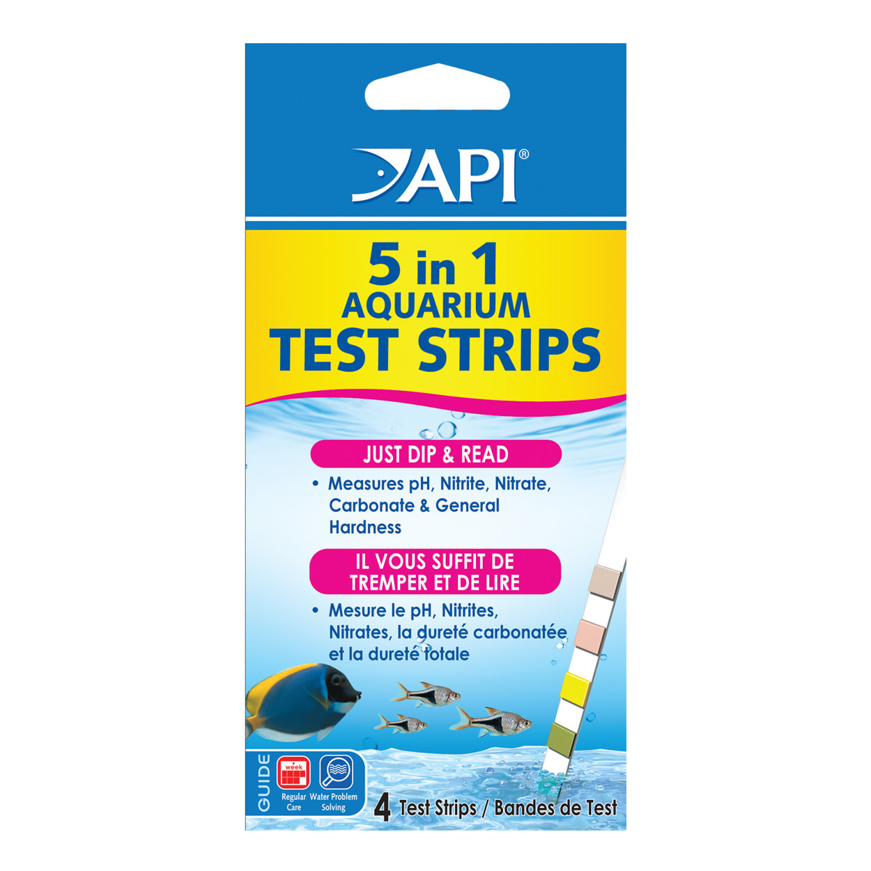 5 in 1 Aquarium Test Strips - Western Pet Supply