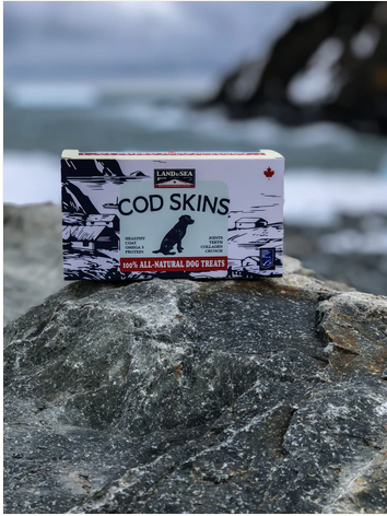 Land & Sea Cod Skins - Quality Cuts 50g box - Western Pet Supply