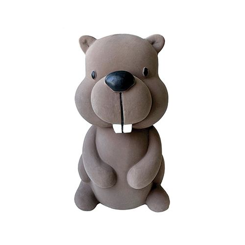 Foufit Heritage Forest Friends Chew Beaver Dog Toy - Western Pet Supply