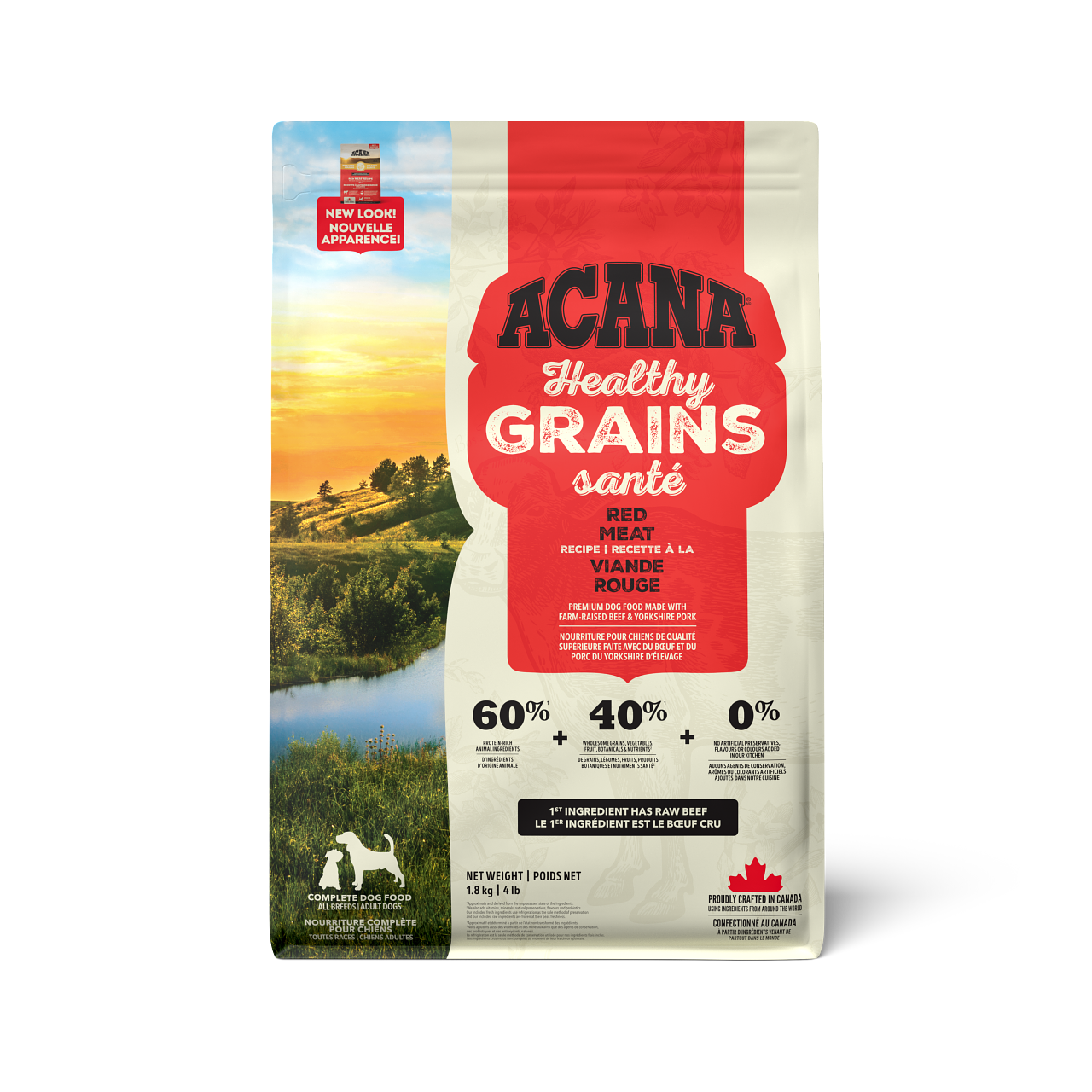 ACANA Healthy Grains Ranch-Raised Red Meat - Western Pet Supply