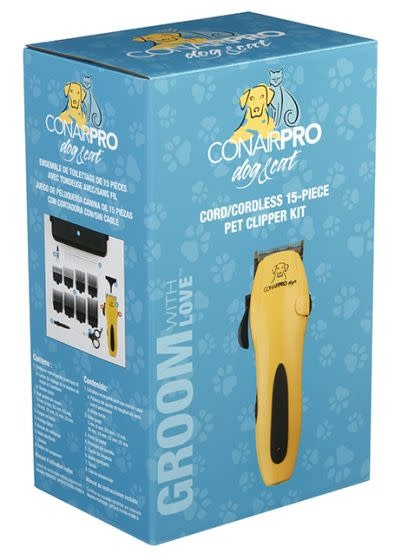Conair Pro Pet Cordless Clipper Pet Grooming Kit - Western Pet Supply