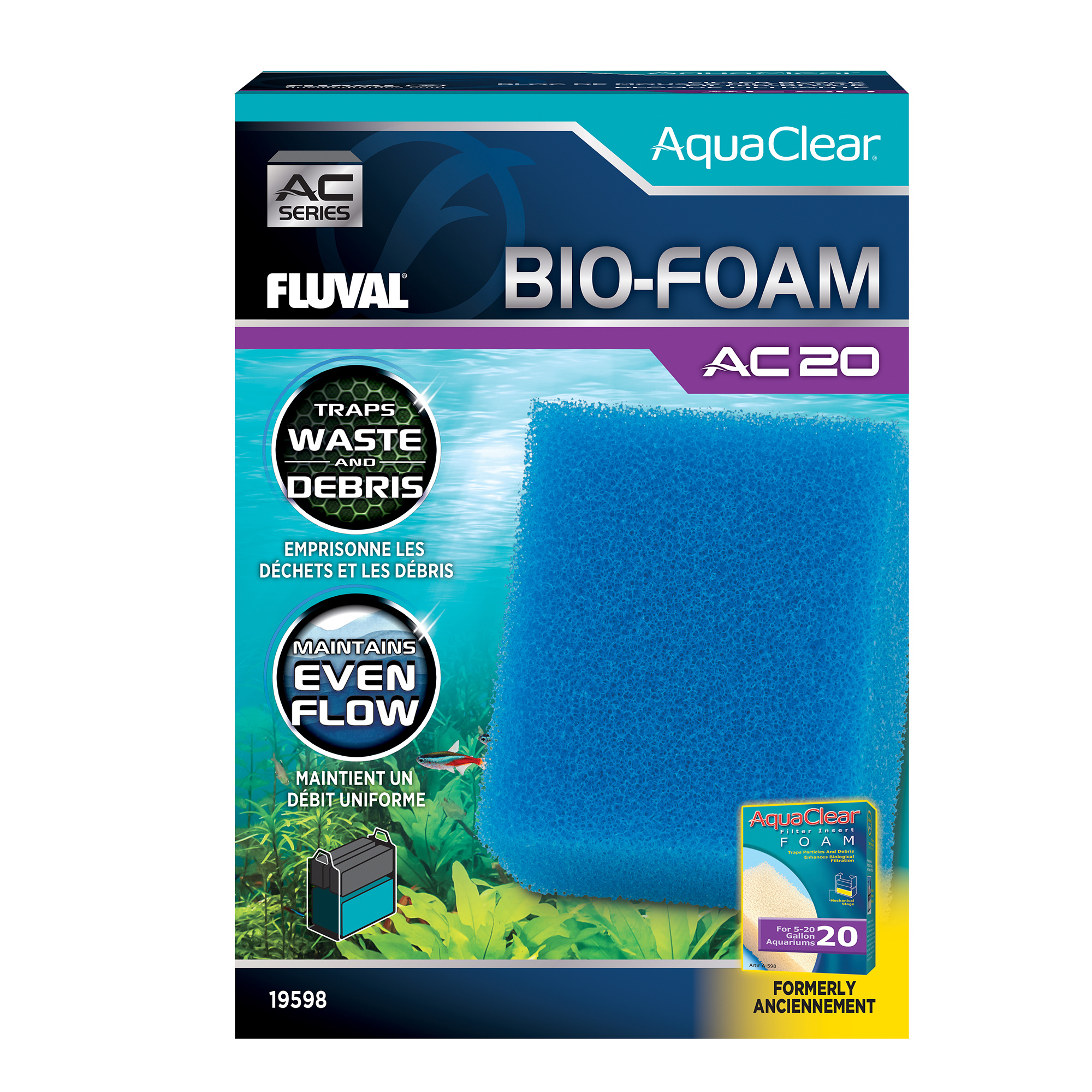 Bio-Foam for AC20 AquaClear Power Filter - Western Pet Supply