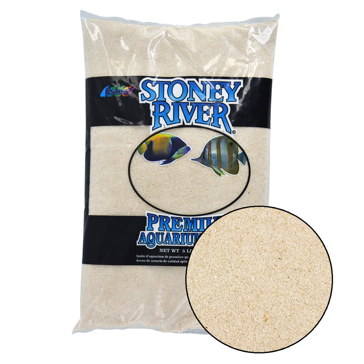 Premium Aquarium Sand - Natural - 5 lb - Western Pet Supply