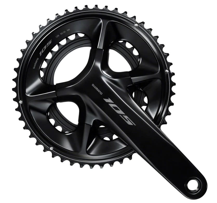Shimano 105 FC-R7100 Crankset - 172.5mm, 12-Speed, 50/34t Shimano 105 FC-R7100 Crankset - 172.5mm, 12-Speed, 50/34t