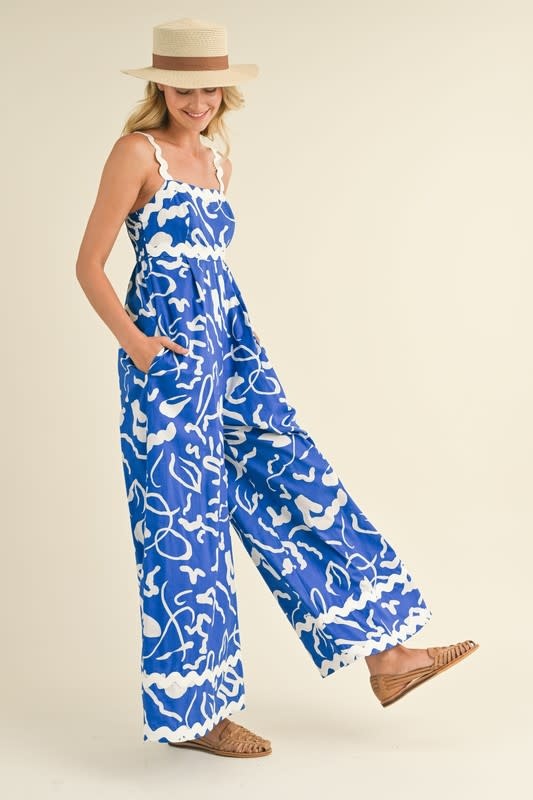 Rick Rack Pretty Pattern Jumpsuit - Cousin Couture